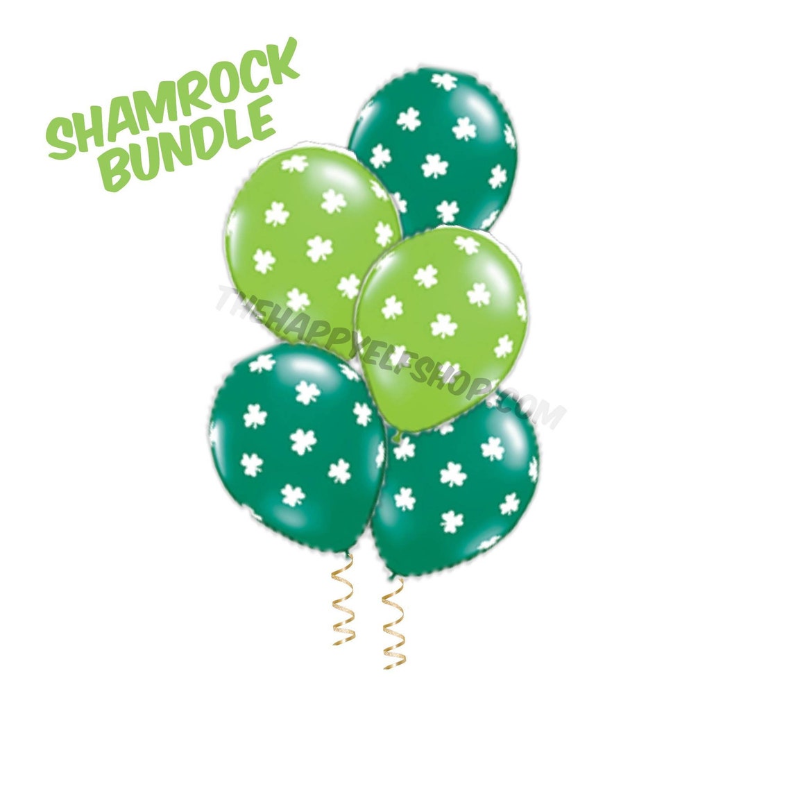 Shamrock Balloons. St Patrick's Day Balloons. Clover - Etsy