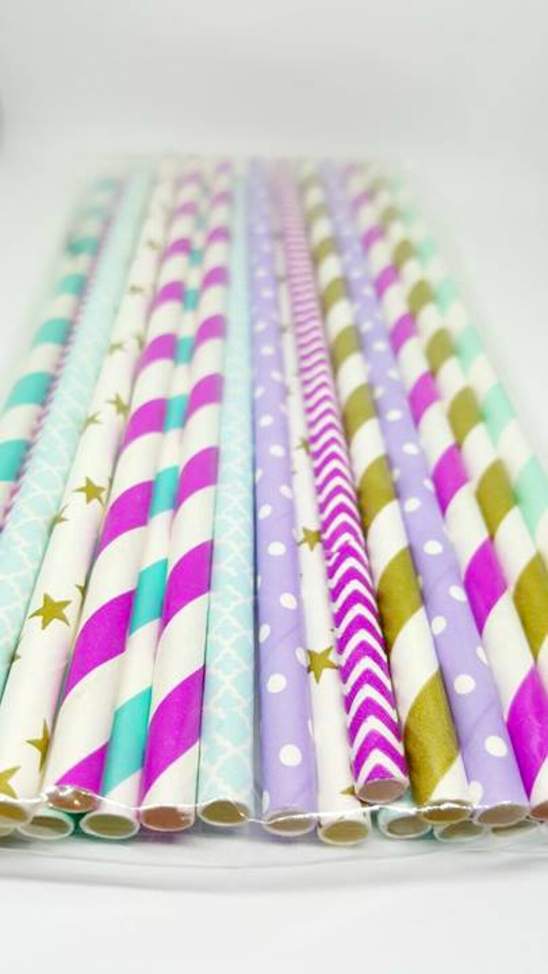 Aladdin Party Straws: Moroccan Decor, Aqua & Gold - 24 Count - Etsy