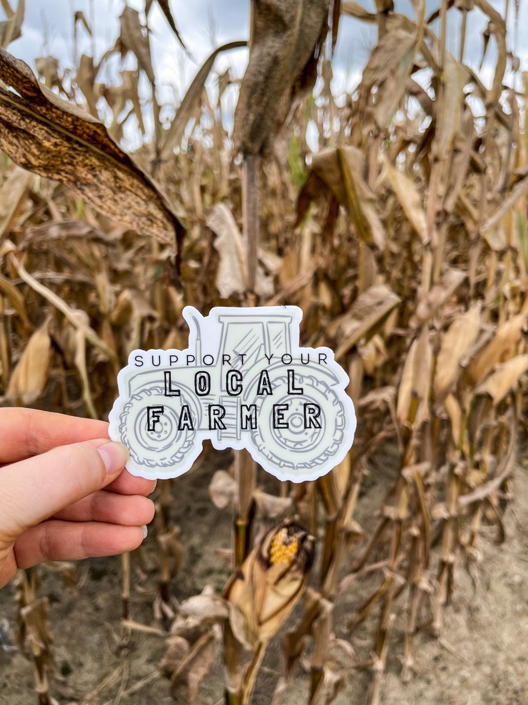 Support Your Local Farmer, Sticker, Decal, Bumper Sticker - Etsy