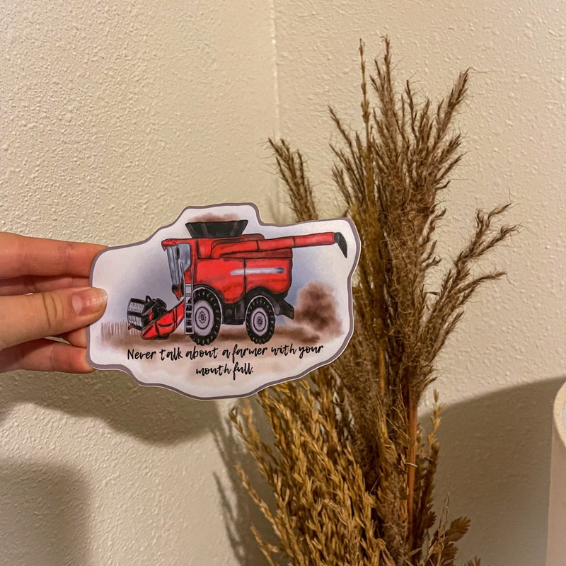 Farmer Sticker - Etsy