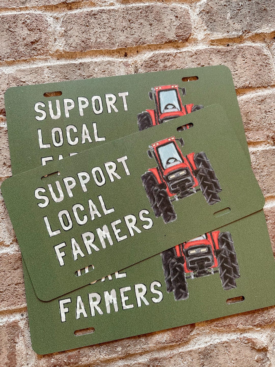 Support Local Farmers, Old School Camo, Sticker, Decal, Bumper Sticker ...