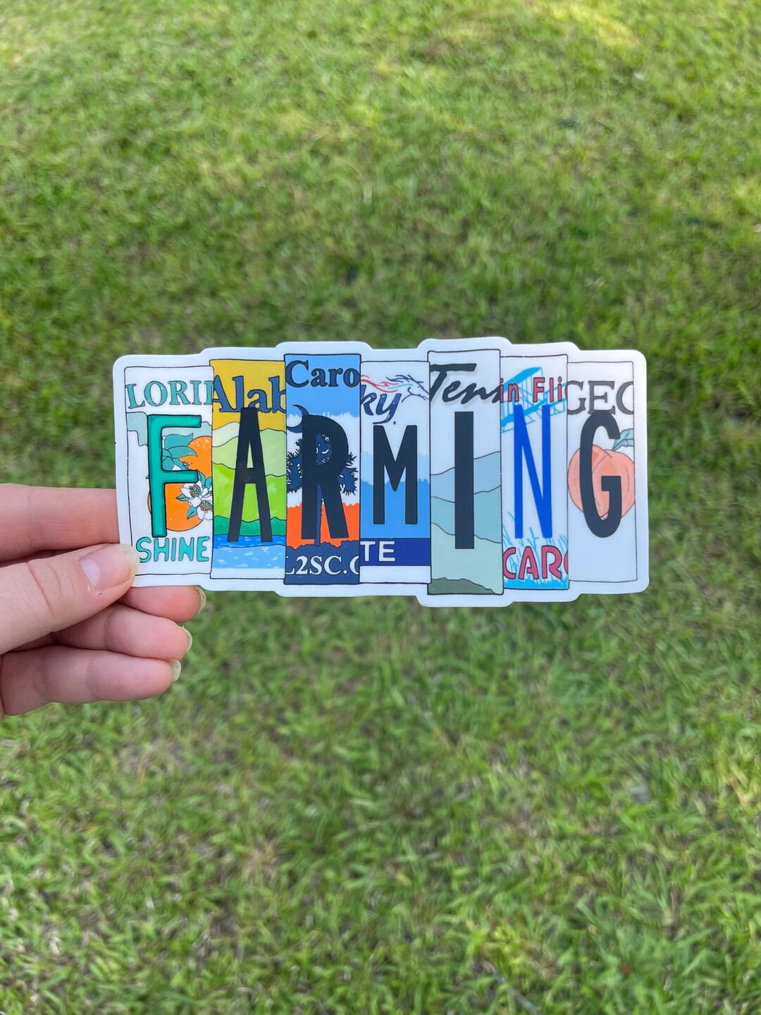 South East States Farming Tag Sticker, Farming Sticker, Bumper Sticker ...