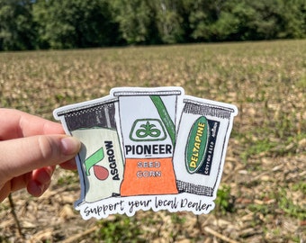 Pioneer Seed Sticker - Etsy