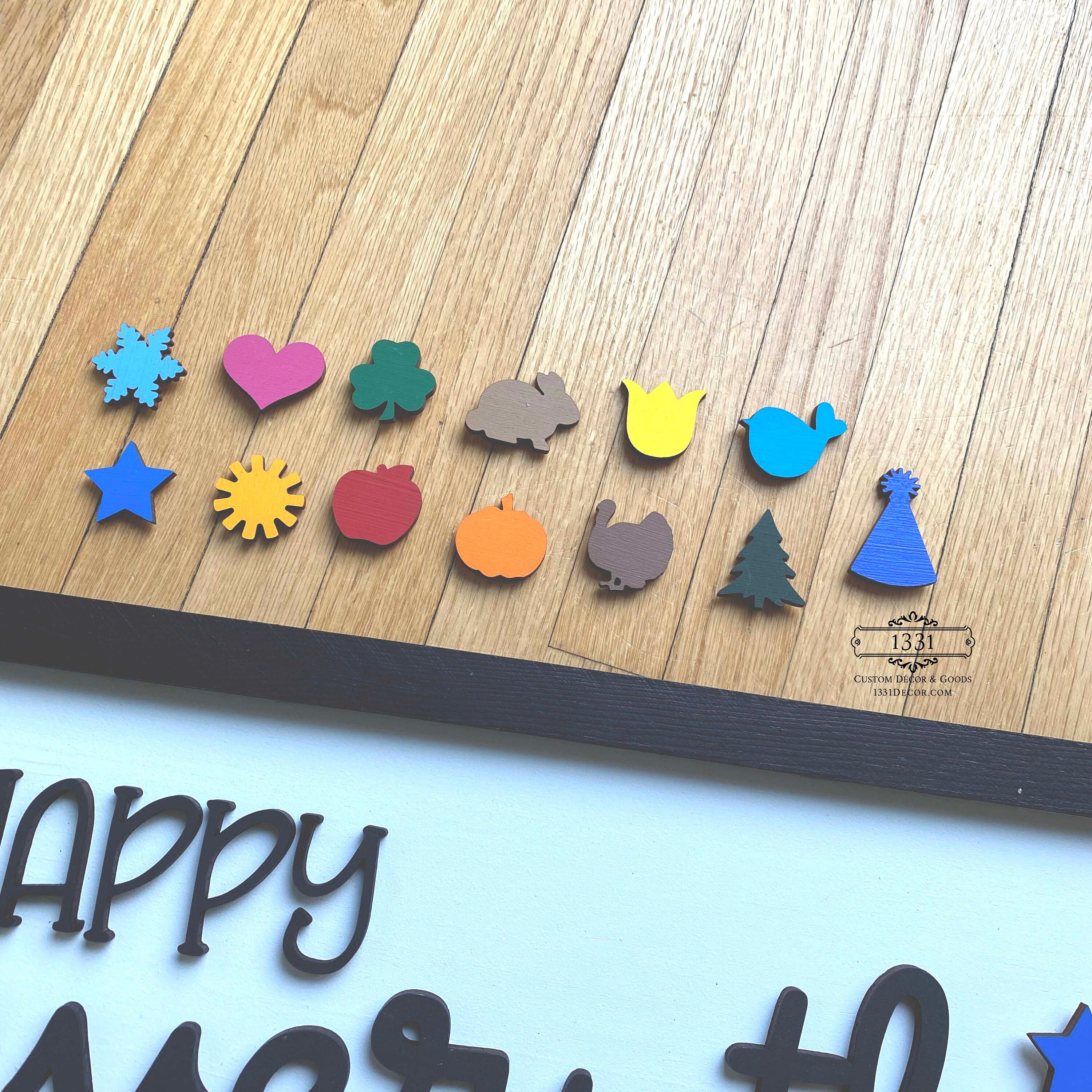 Happy Everything Sign Interchangeable Sign Seasonal Sign - Etsy