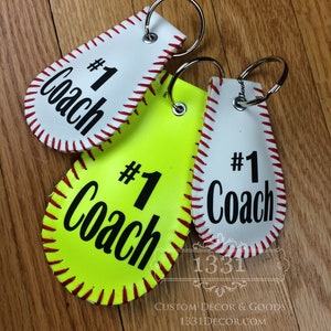Baseball Key Chain, Baseball Keychain, Keychain, Key Chain, Father's ...