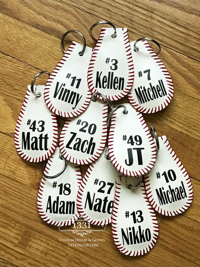 Baseball Key Chain Baseball Keychain Keychain Key Chain - Etsy