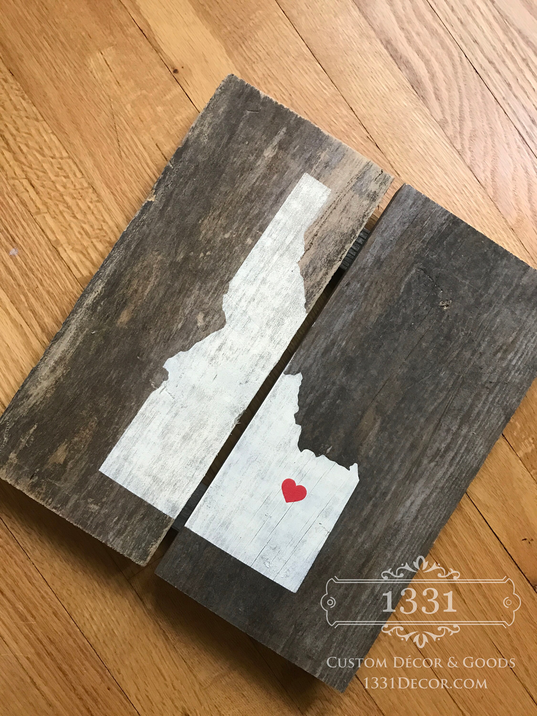 State Sign Home State Sign I Love My State City and State - Etsy