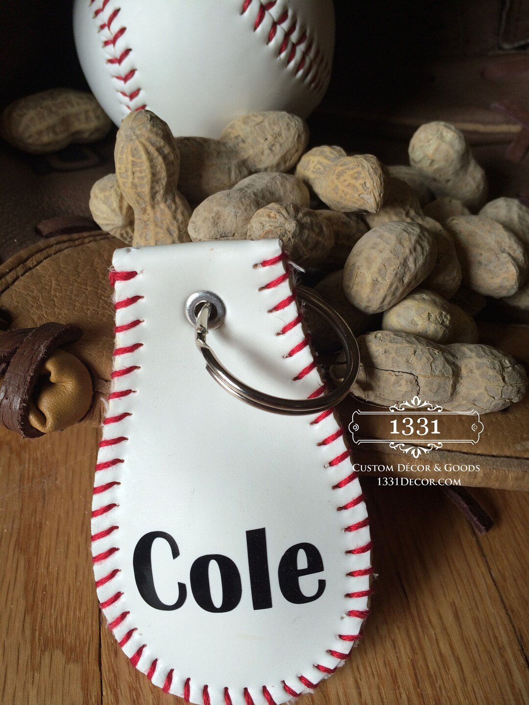 Baseball Key Chain, Baseball Keychain, Keychain, Key Chain, Father's ...