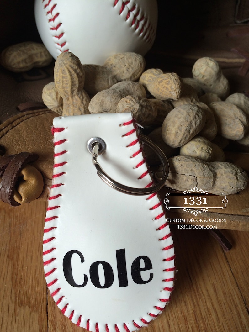 Baseball Key Chain Baseball Keychain Keychain Key Chain - Etsy