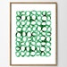 Green Loops Prints Abstract Watercolor Painting Minimalist Art | Etsy