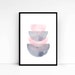 Geometric Print, Pink Wall Art, Geometric Art, Minimalist Art ...