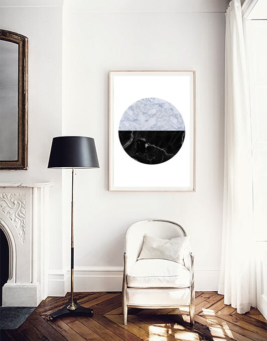 Extra Large Marble Print Marble Poster Minimalist Art - Etsy