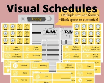 Visual Schedule for Adults - Etsy