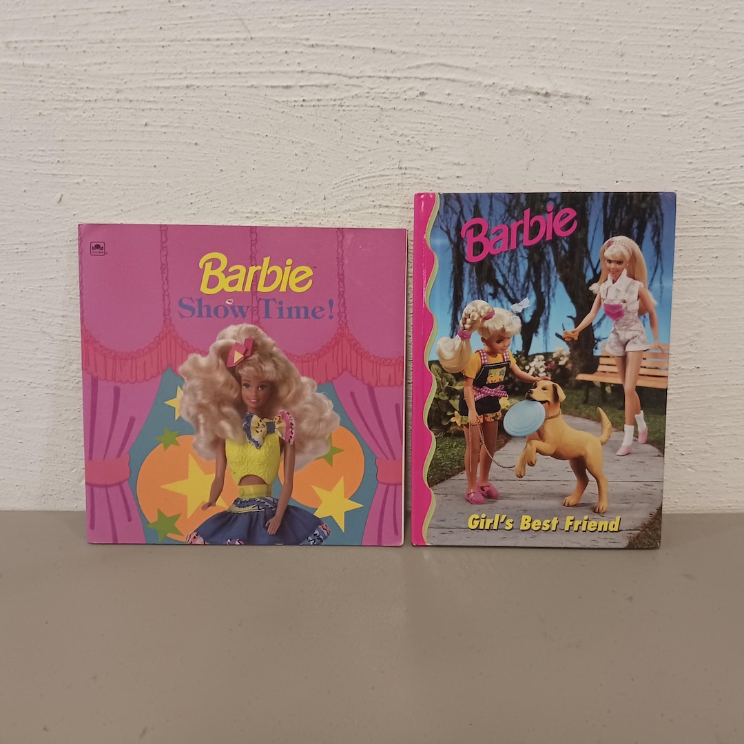 Set of 2 Vintage 90's Barbie Books - Etsy