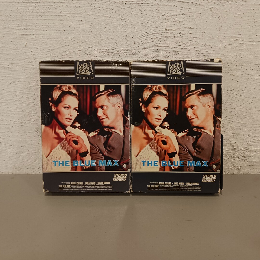 Vintage 1982 the Blue Max Big Box VHS Part 1 & 2 - Etsy