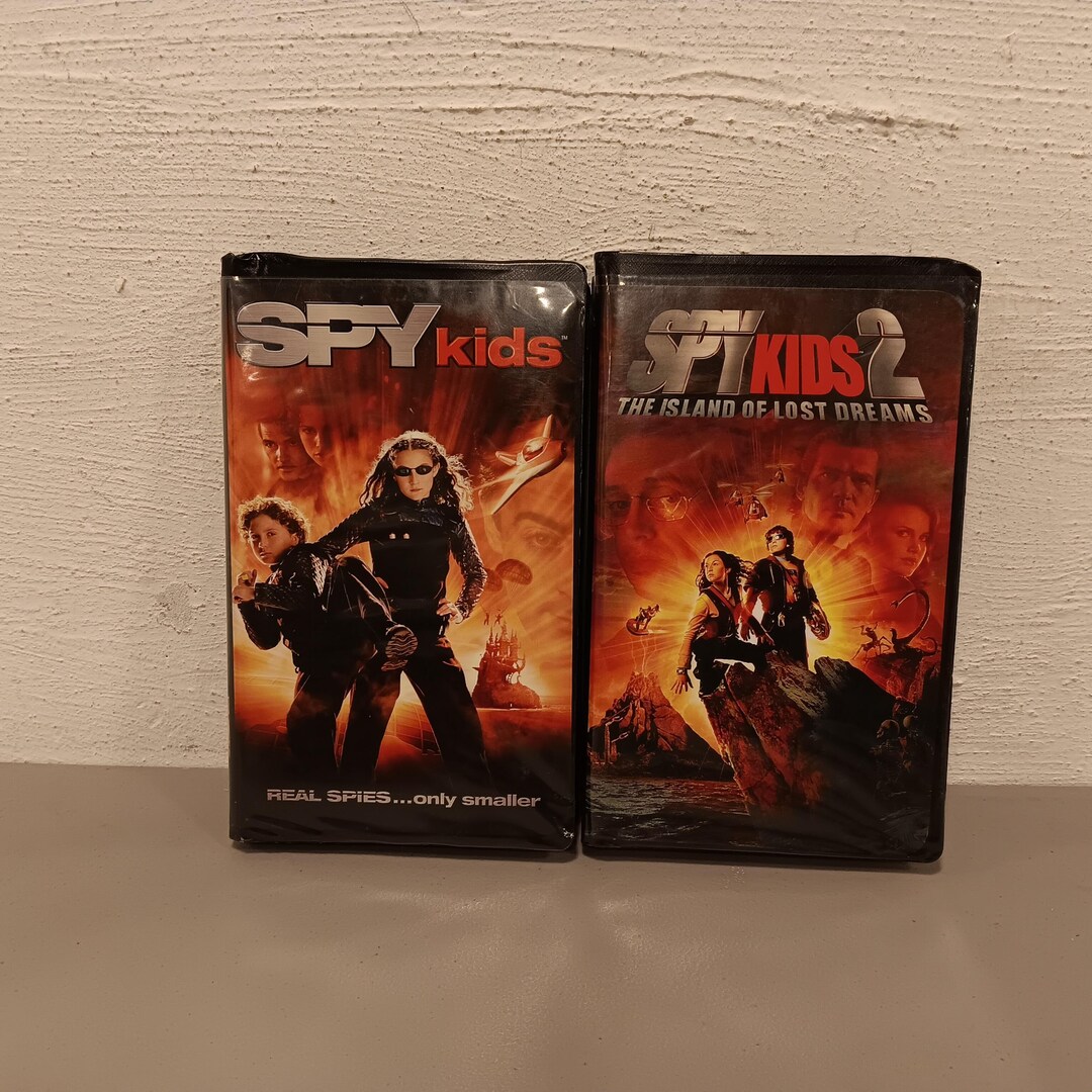 Set of 2 Vintage 2002 Spy Kids VHS - Etsy