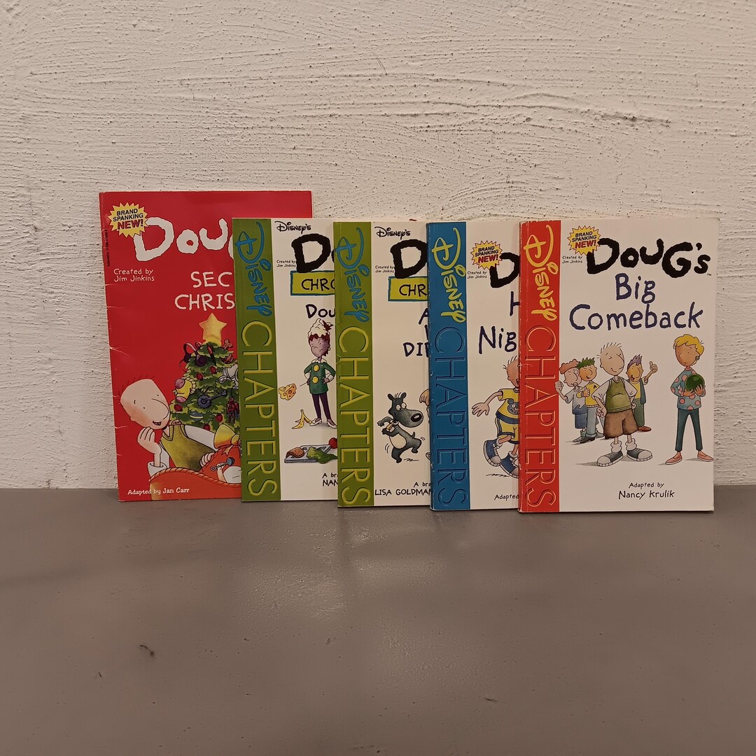 Set of 5 Vintage 90s Disney's Doug Books - Etsy