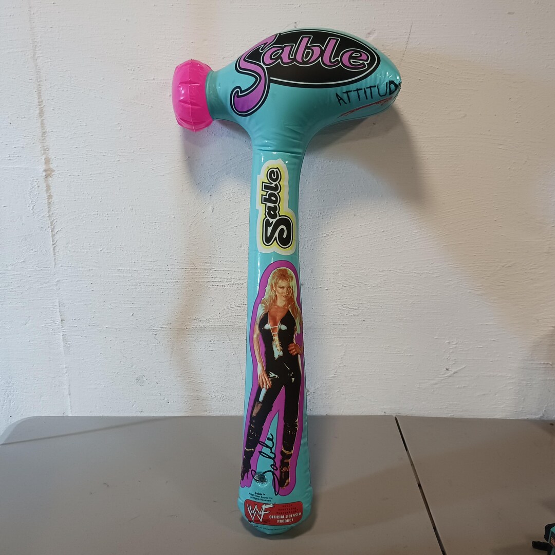 Vintage 1999 Inflatable 30 WWF Sable Hammer - Etsy