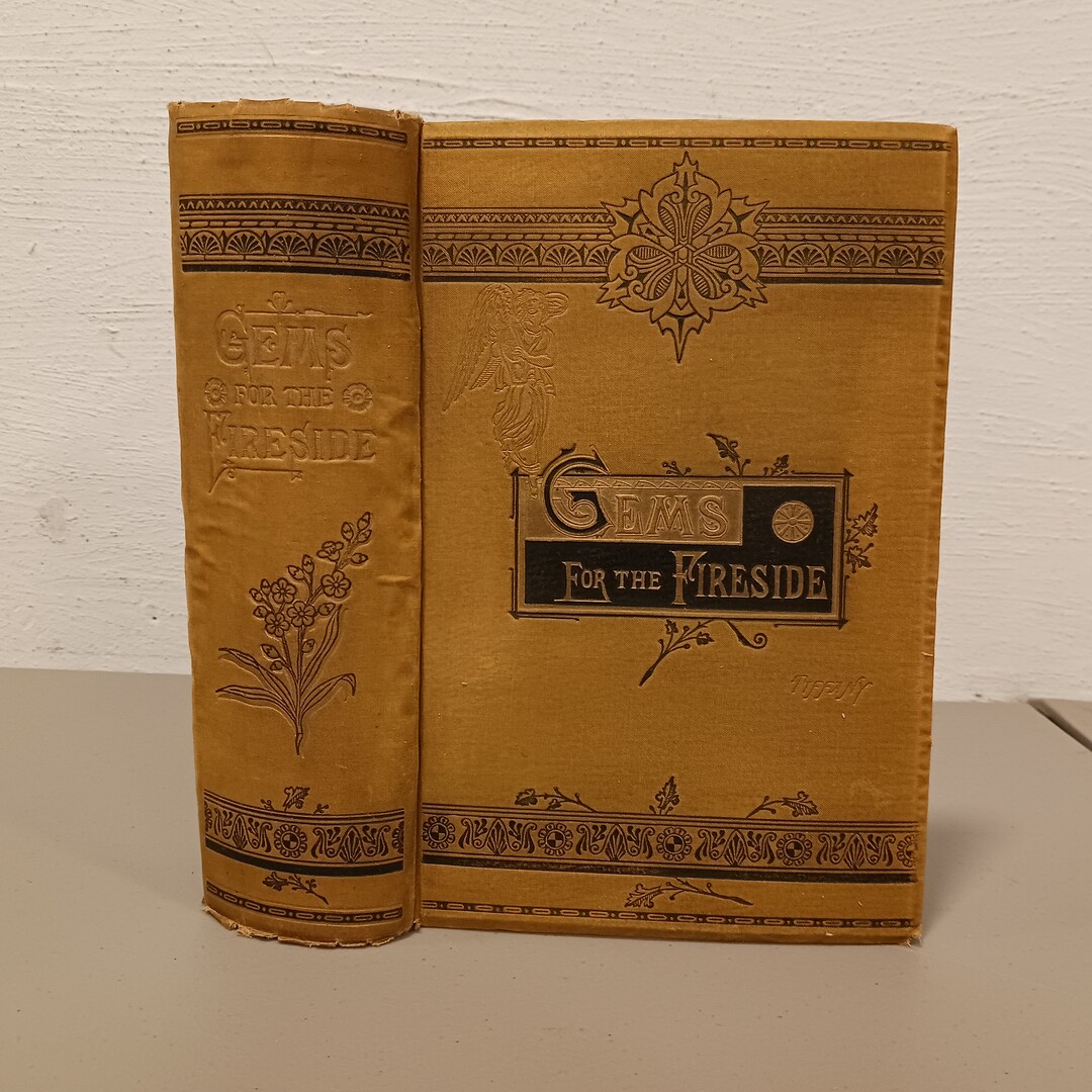 Antique 1883 Gems for the Fireside Ed. Rev. O.H. Tiffany - Etsy