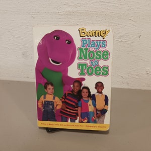 Vintage 1996 Barney Plays Nose to Toes Board Book - Etsy
