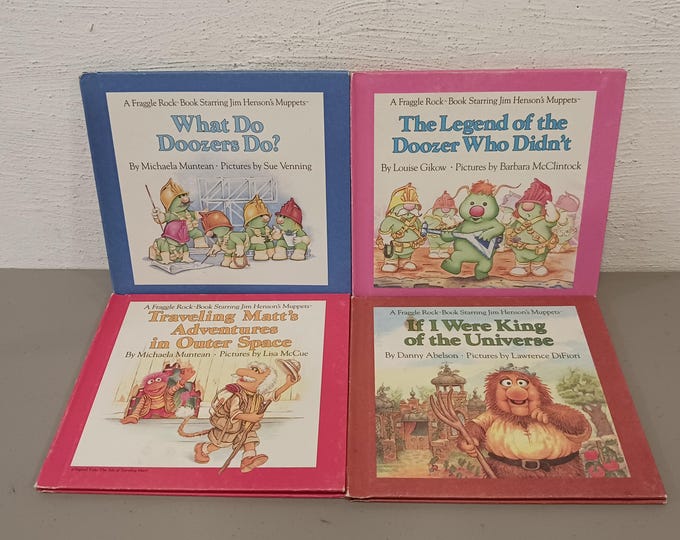 Set of 4 Vintage 1984 Fraggle Rock Books - Etsy