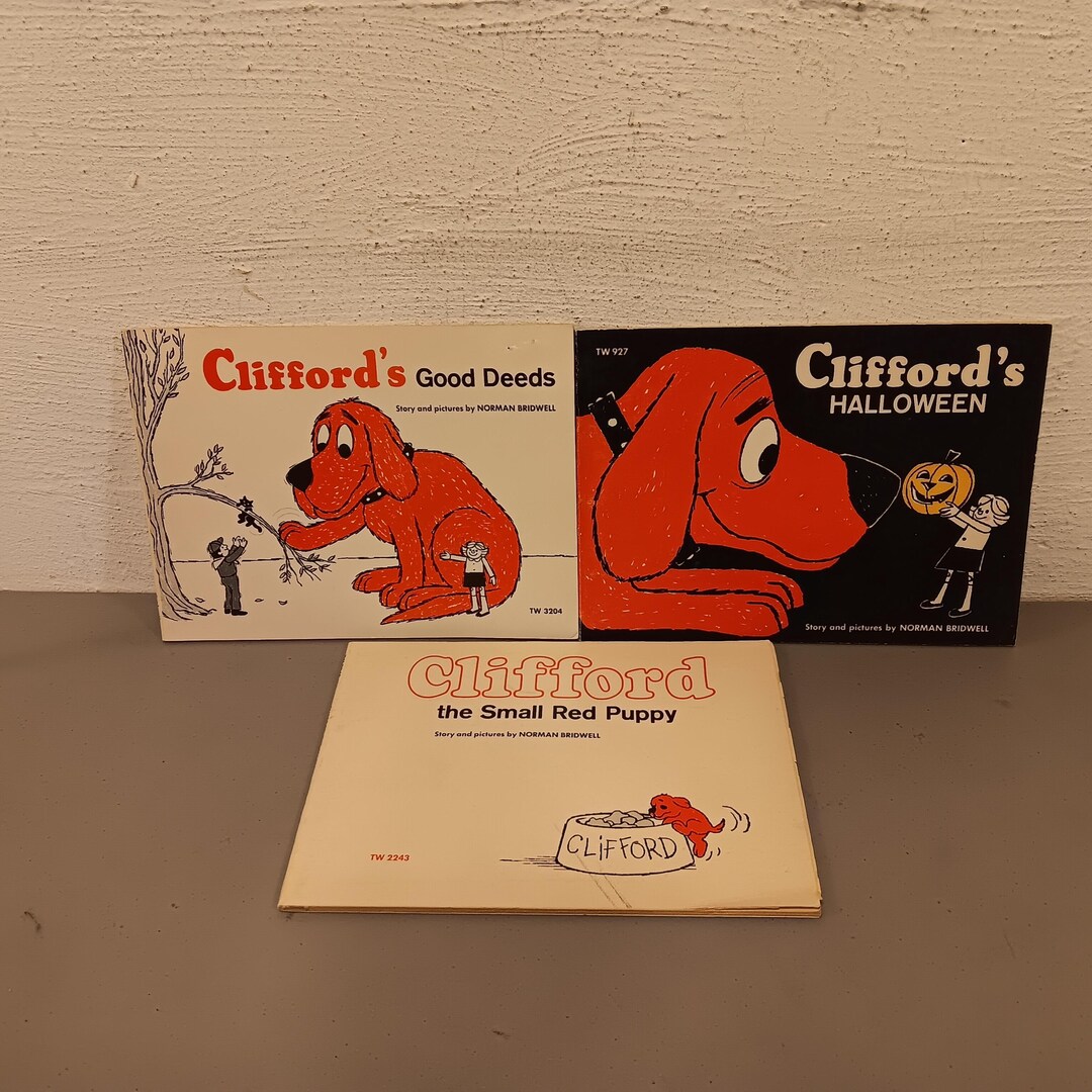 Vintage 1960s/70s Clifford the Big Red Dog Paperbacks - Etsy