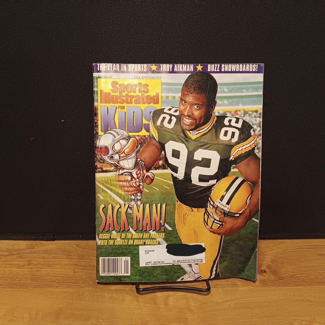 Vintage 1997 Sports Illustrated for Kids Reggie White NO CARDS - Etsy