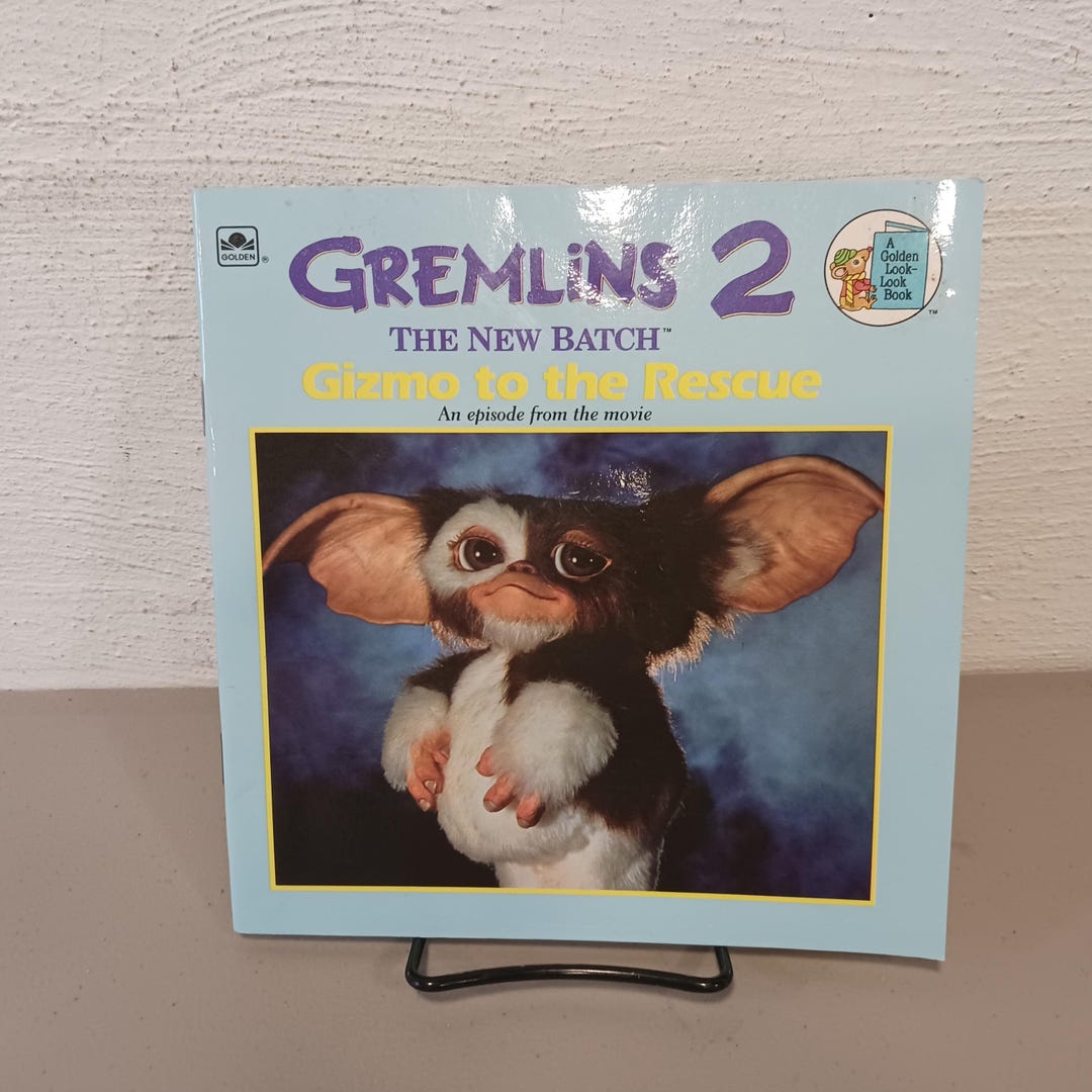 Vintage 1990 Gremlins 2: Gizmo to the Rescue Book - Etsy