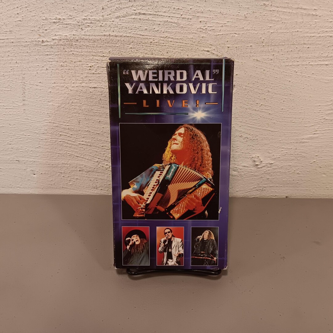 Vintage 1999 Weird Al Yankovic Live! VHS - Etsy