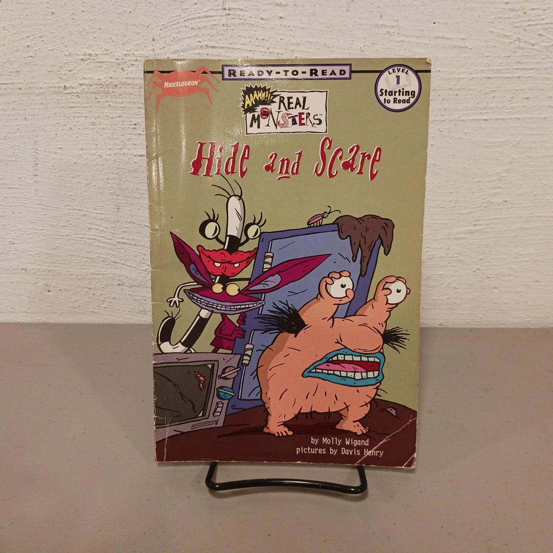 Vintage 1997 Aaahh! Real Monsters "hide and Scare" Book - Etsy