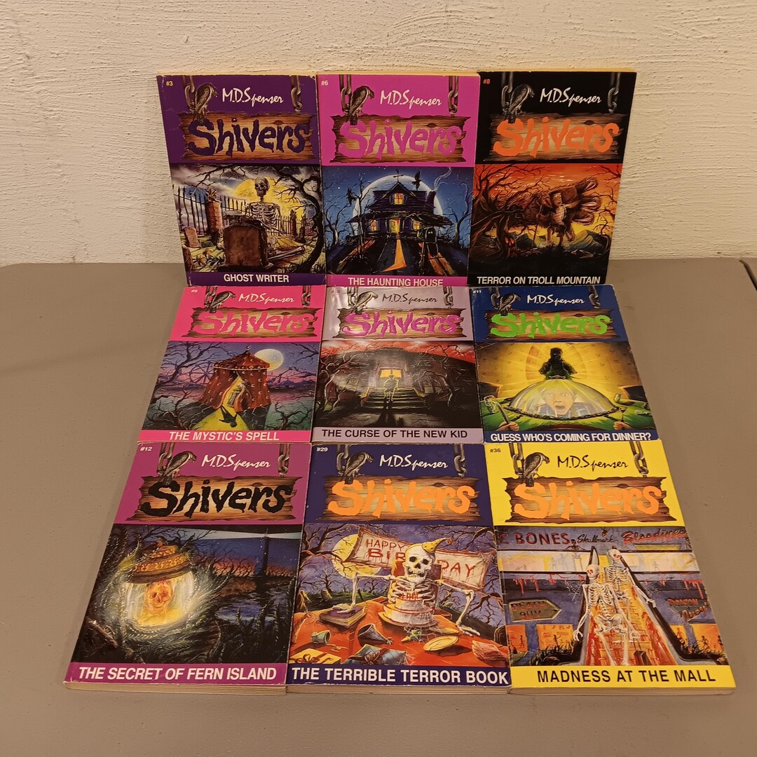 Set of 9 Vintage 1997 Shivers Books - Etsy