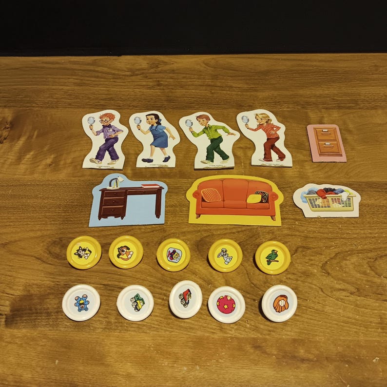 Vintage 1999 Clue Jr. Case of the Hidden Toys Replacement Pieces - Etsy