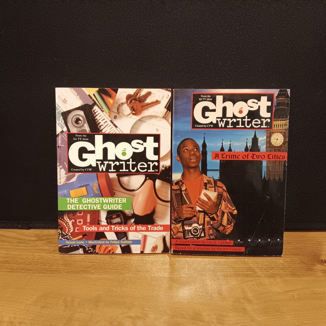 Set of 2 Vintage 1995 Ghostwriter Books - Etsy