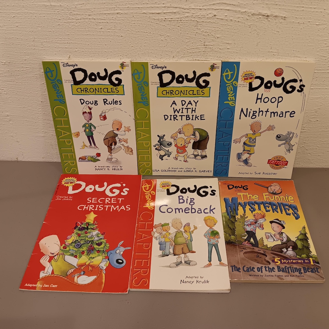 Set of 6 Vintage 90s Disney's Doug Books - Etsy