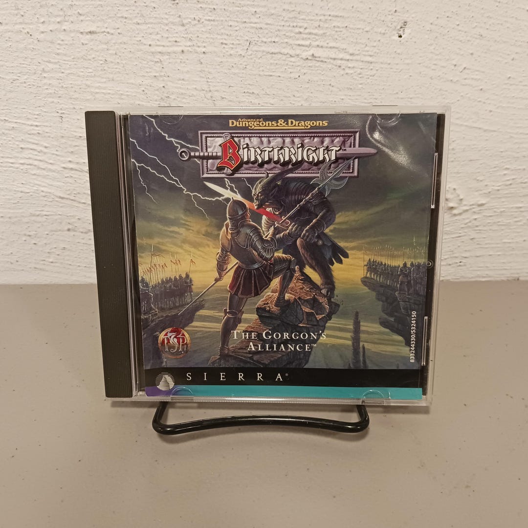 Vintage 1996 D&D Birthright: the Gorgon's Alliance PC Game - Etsy