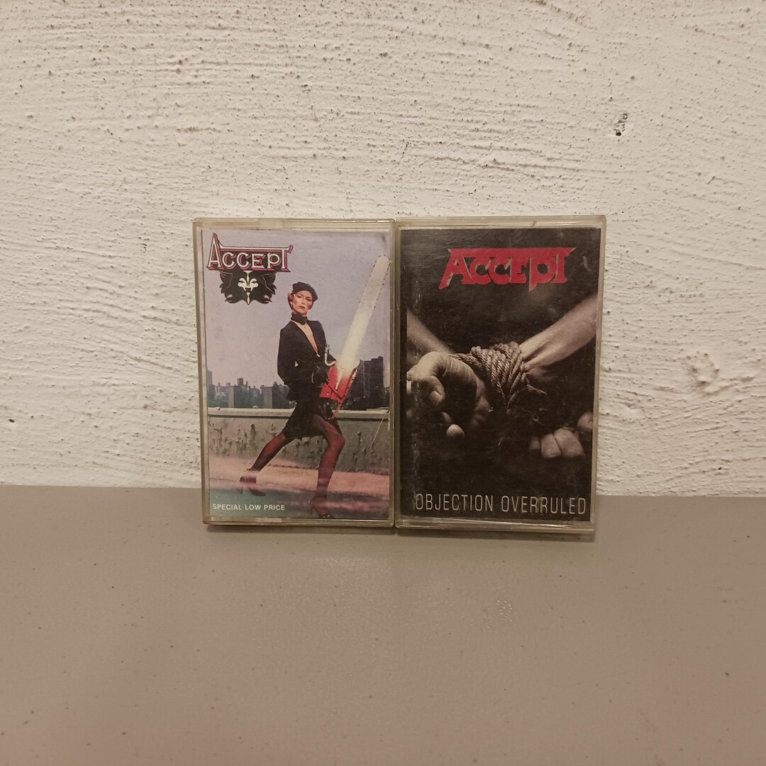 Set of 2 Vintage 80s Accept Heavy Metal Cassettes - Etsy
