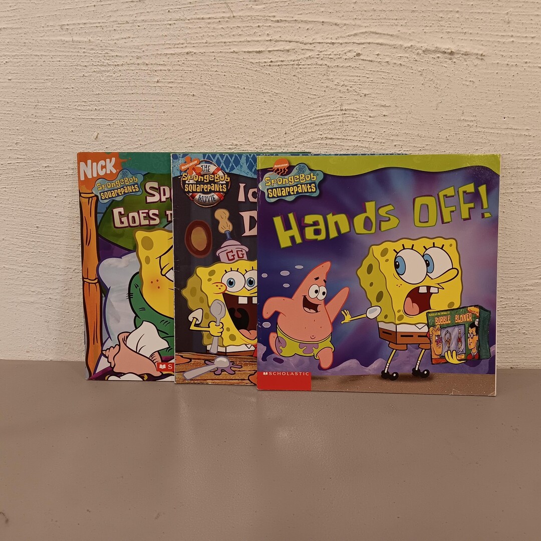 Set of 3 Vintage 2000s Spongebob Squarepants Books - Etsy