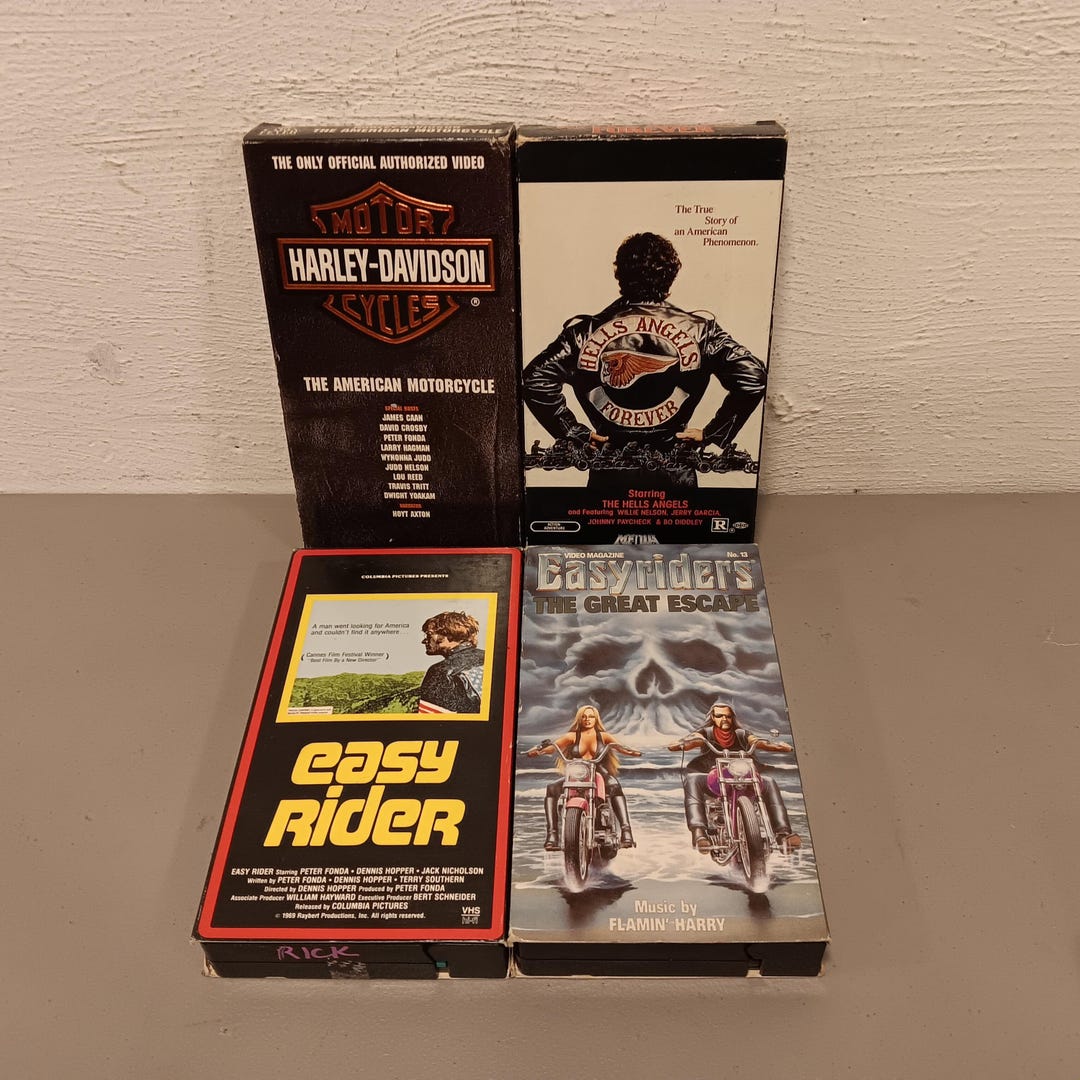 Set of 4 Vintage Motorcycle VHS - Etsy