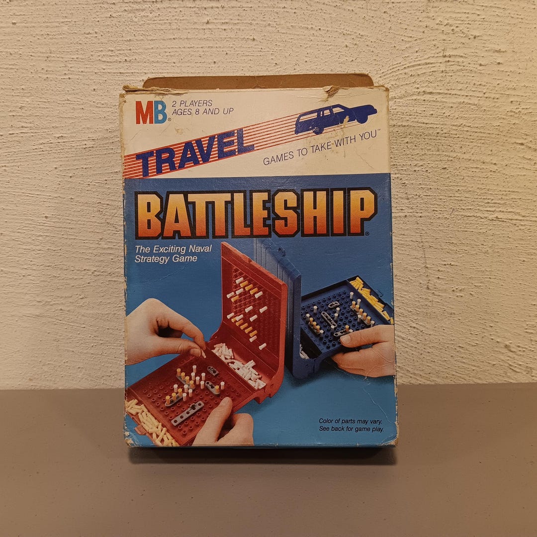 COMPLETE Vintage 1986 Travel Battleship Game - Etsy