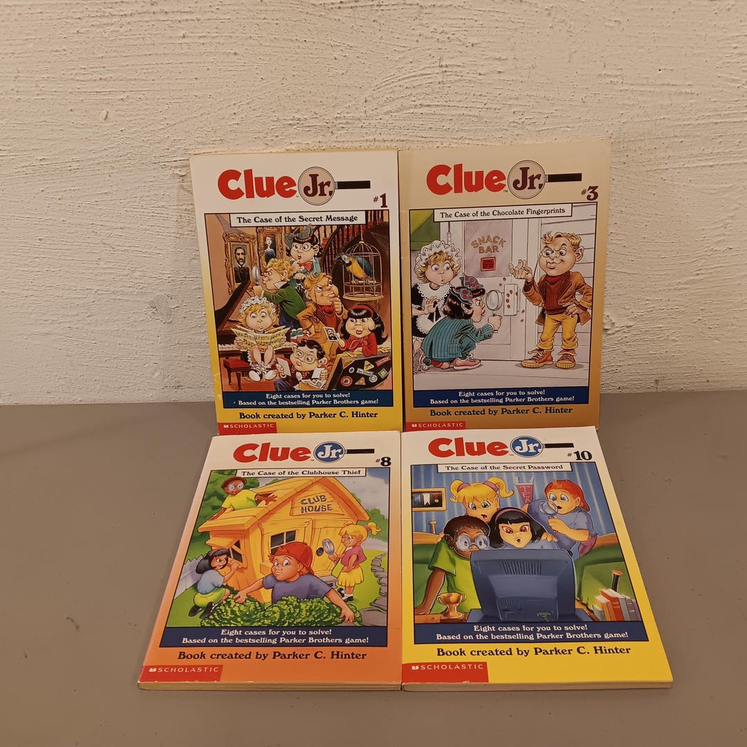 Set of 4 Vintage 90s Clue Jr. Chapter Books - Etsy