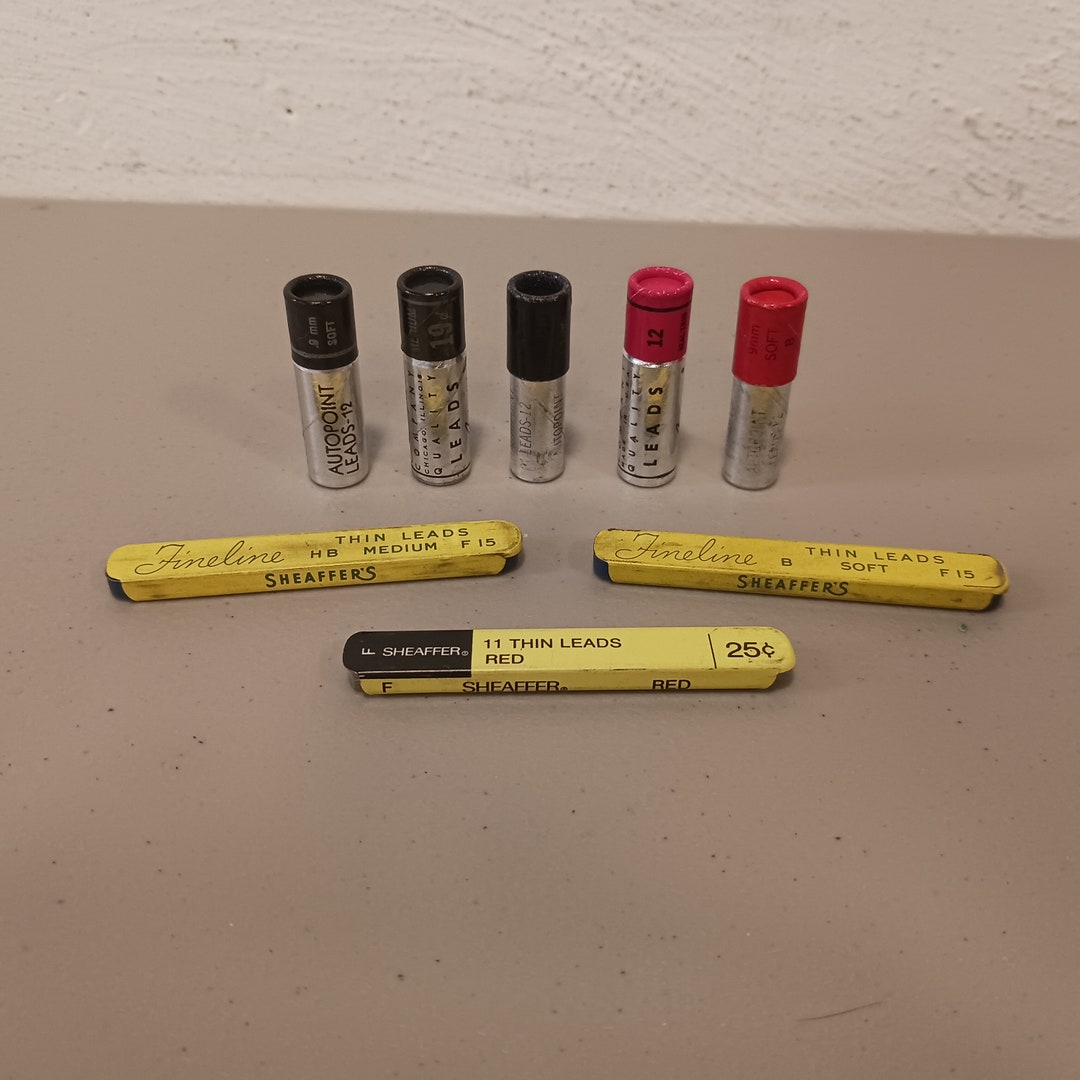 Set of 8 Vintage Mechanical Pencil Leads - Etsy