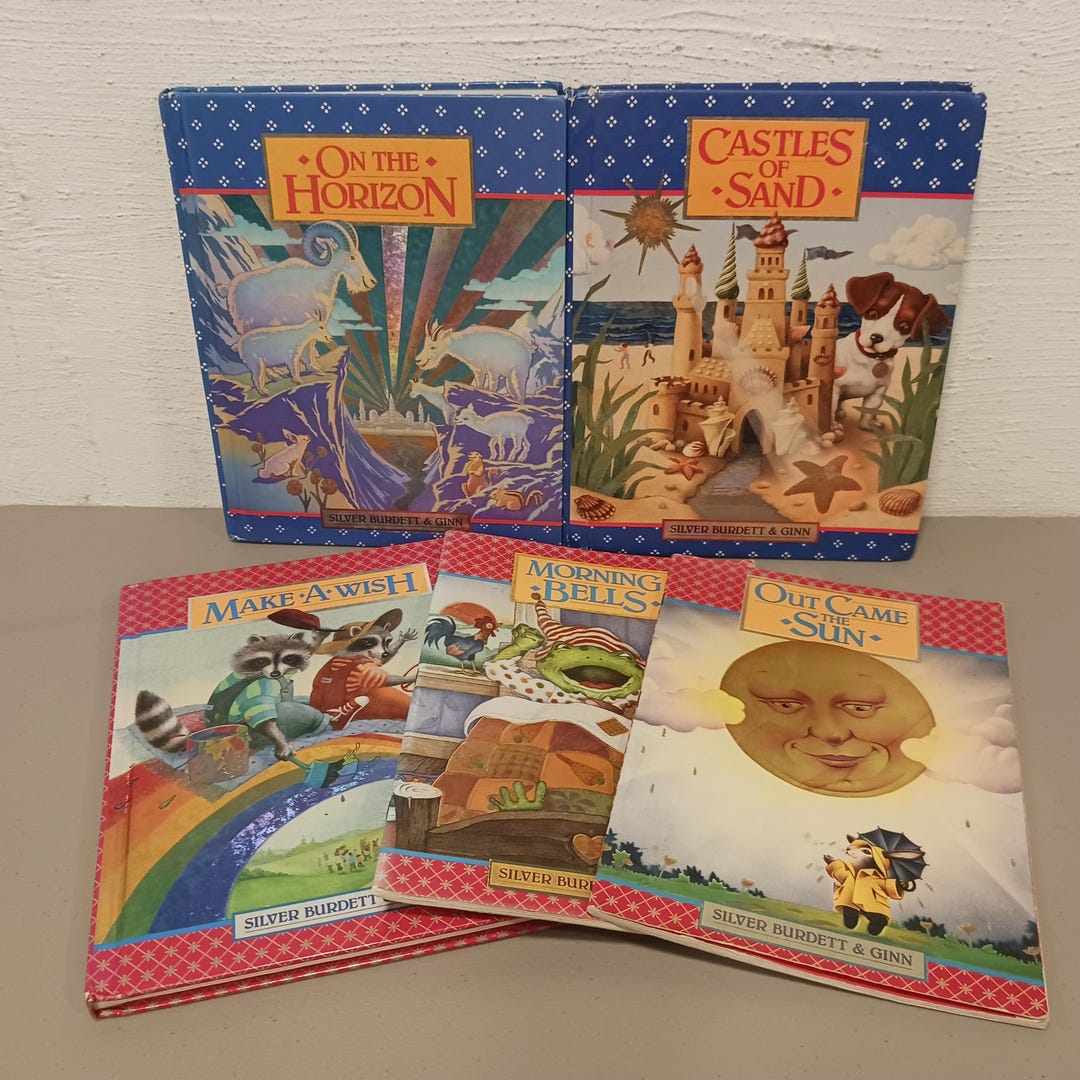 Set of 5 Vintage 1989 Silver Burdett Ginn Elementary Textbooks - Etsy