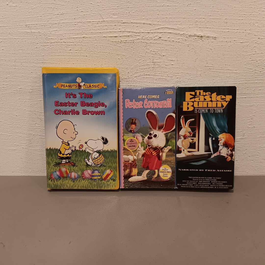 Set of 3 Vintage Children's Easter VHS - Etsy