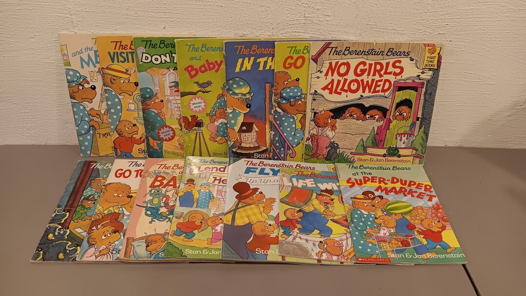 Set of 14 Vintage Berenstain Bears Books - Etsy