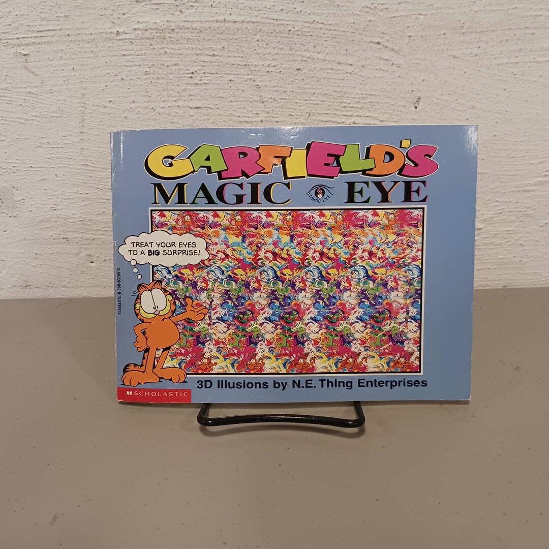 Vintage 1995 Garfield's Magic Eye Book - Etsy