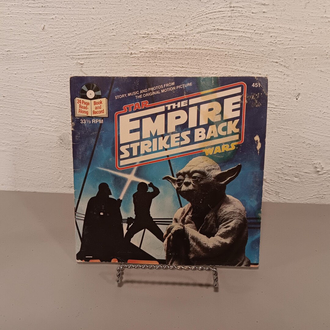 Vintage 1979 Empire Strikes Back Book and Record - Etsy