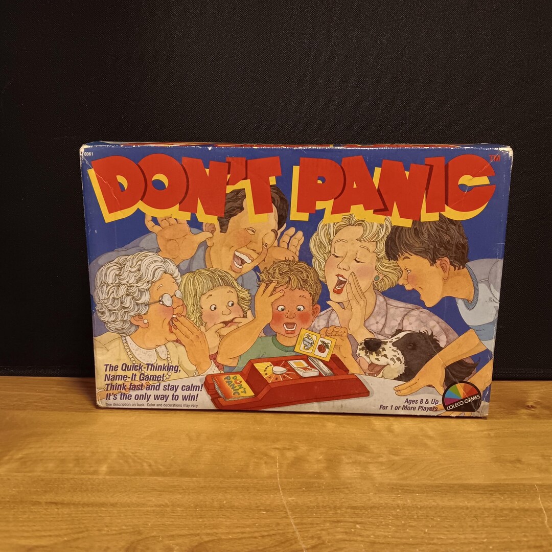 COMPLETE Vintage 1987 Don't Panic Board Game - Etsy