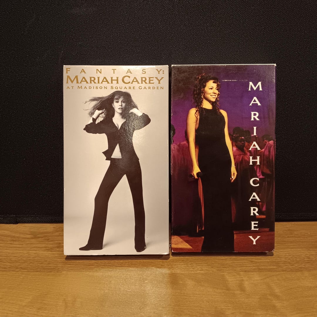 Set of 2 Vintage 90s Mariah Carey Concert VHS - Etsy