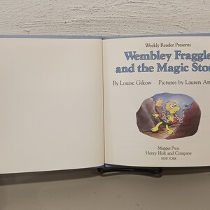 Vintage 1984 Fraggle Rock wembley Fraggle and the Magic Stone Book - Etsy