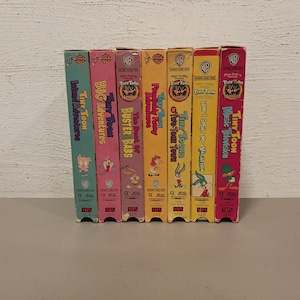 Set of 7 Vintage 1993 Tiny Toon Adventures VHS - Etsy